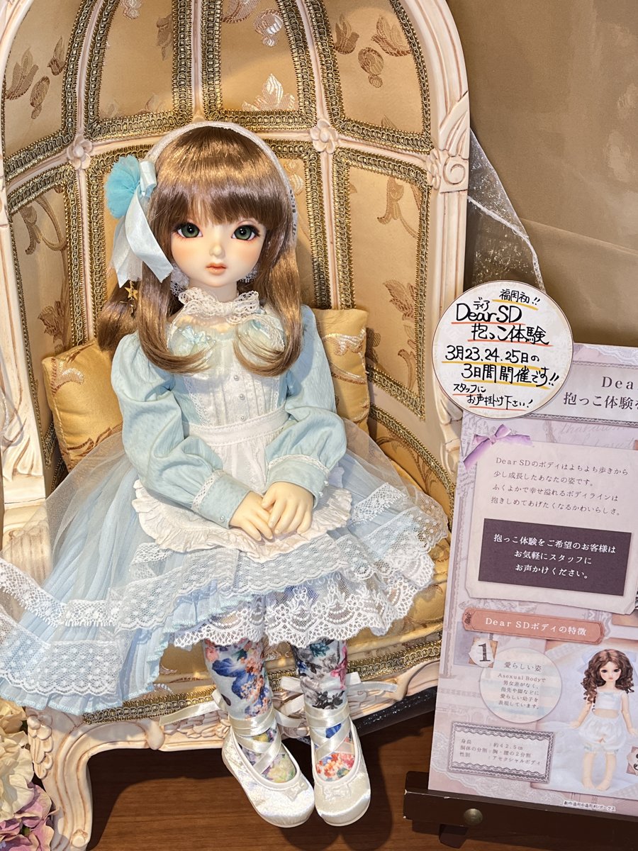 3月25日までDear SD抱っこ体験開催中！ | 天使のすみか・福岡店 店舗ブログ | ボークス